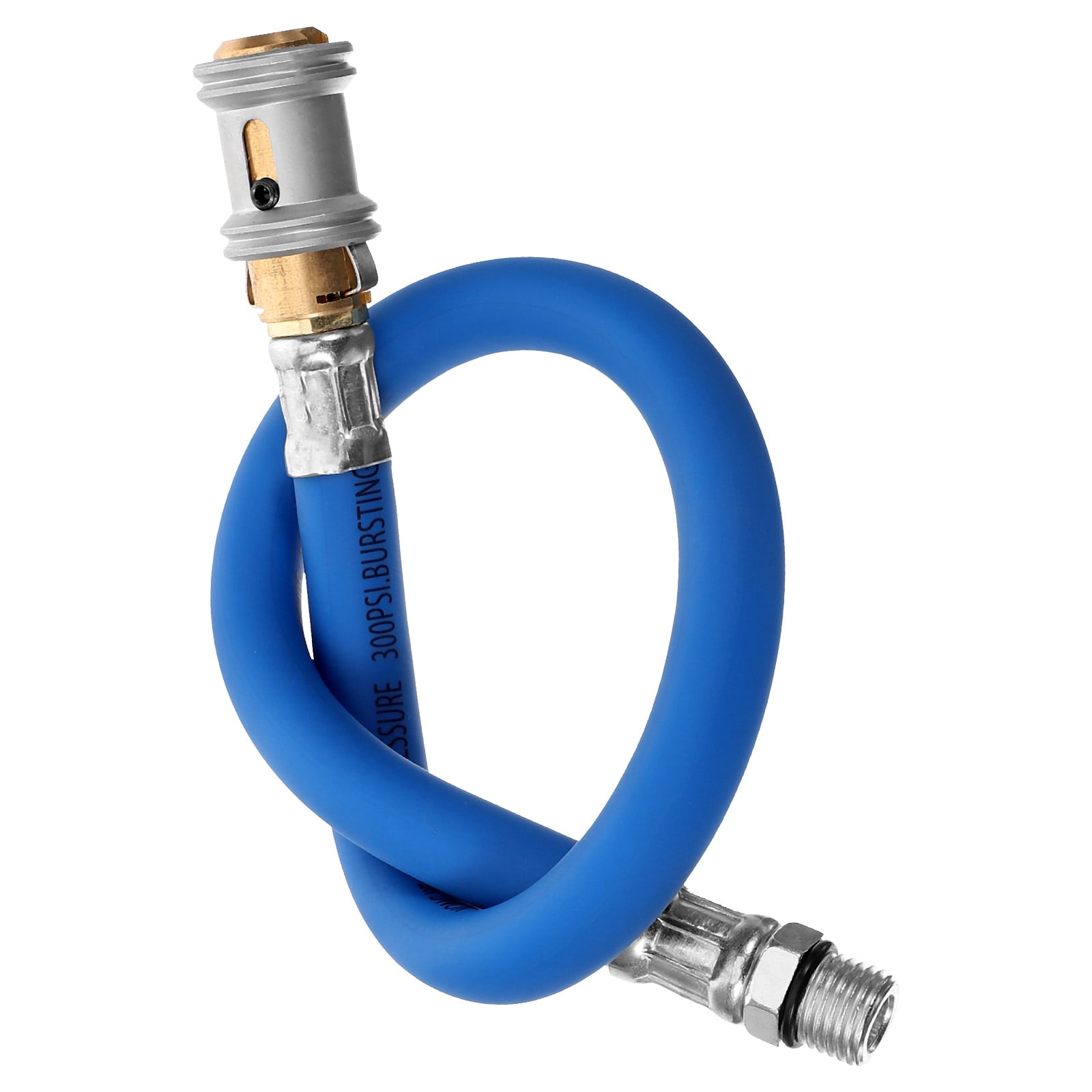 CRILSTYLEO 1Pack Tire Inflator Extension Tube Blue Rubber Alloy Inflate ...