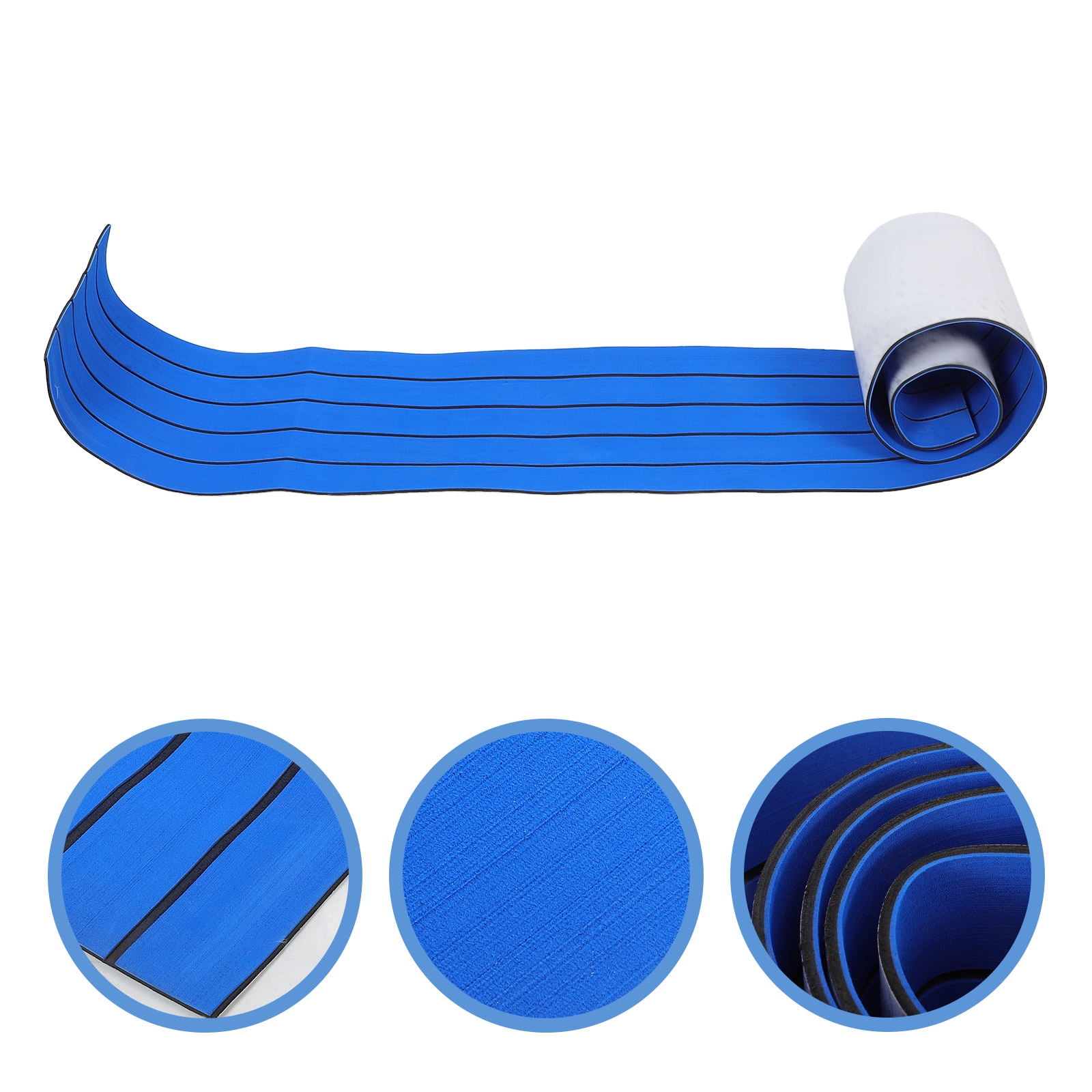 CRILSTYLEO 1Pcs Blue EVA Boat Deck Flooring Sheet Anti-slip Wear ...