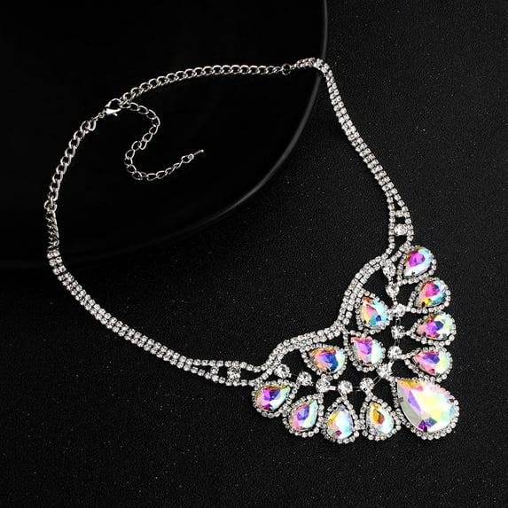 CRILSTYLEO 1Set Elegant Necklaces for Women Water Drop Choker Necklace ...