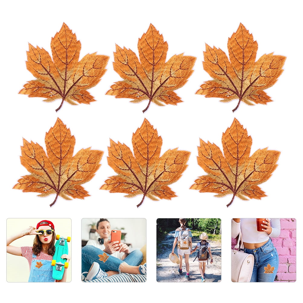 CRILSTYLEO 1Set Embroidery Set for Maple Leaf Patches and DIY Projects in 8.00X7.00X0.10CM Size ...