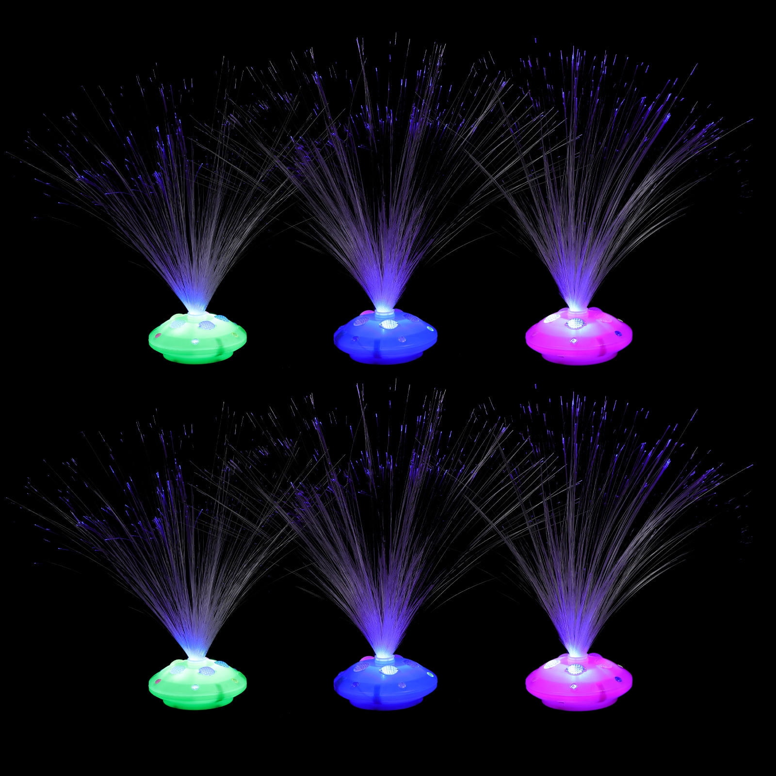 CRILSTYLEO 1Set Fiber Optic Decor Assorted Color For Home Decor 32X10X10Cm - Walmart.com