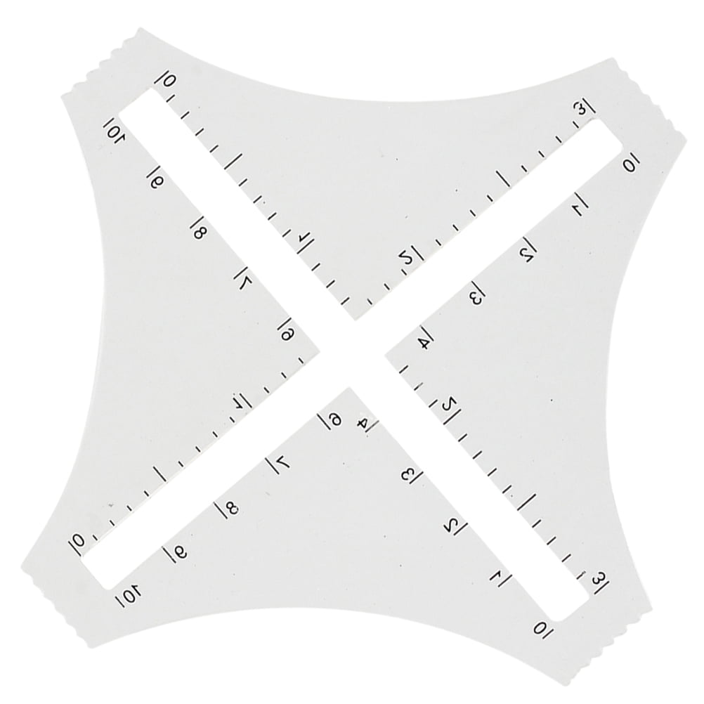 CRILSTYLEO 1Set Square Fabric Cutting Ruler for Knitting Calculation ...