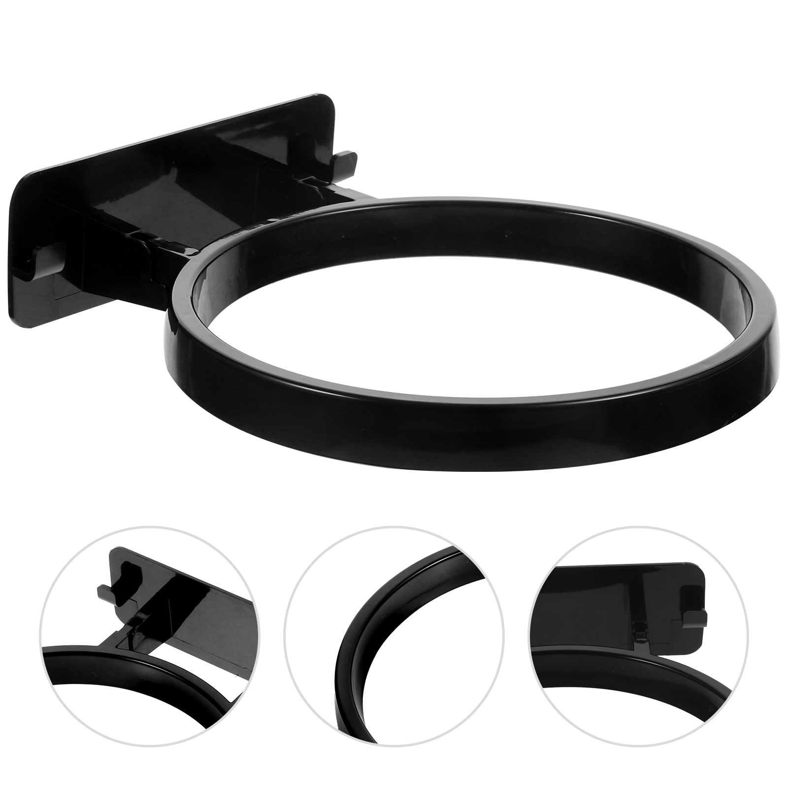 CRILSTYLEO 1Set Wall Mount Ball Holder Rectangular Design for Home and ...