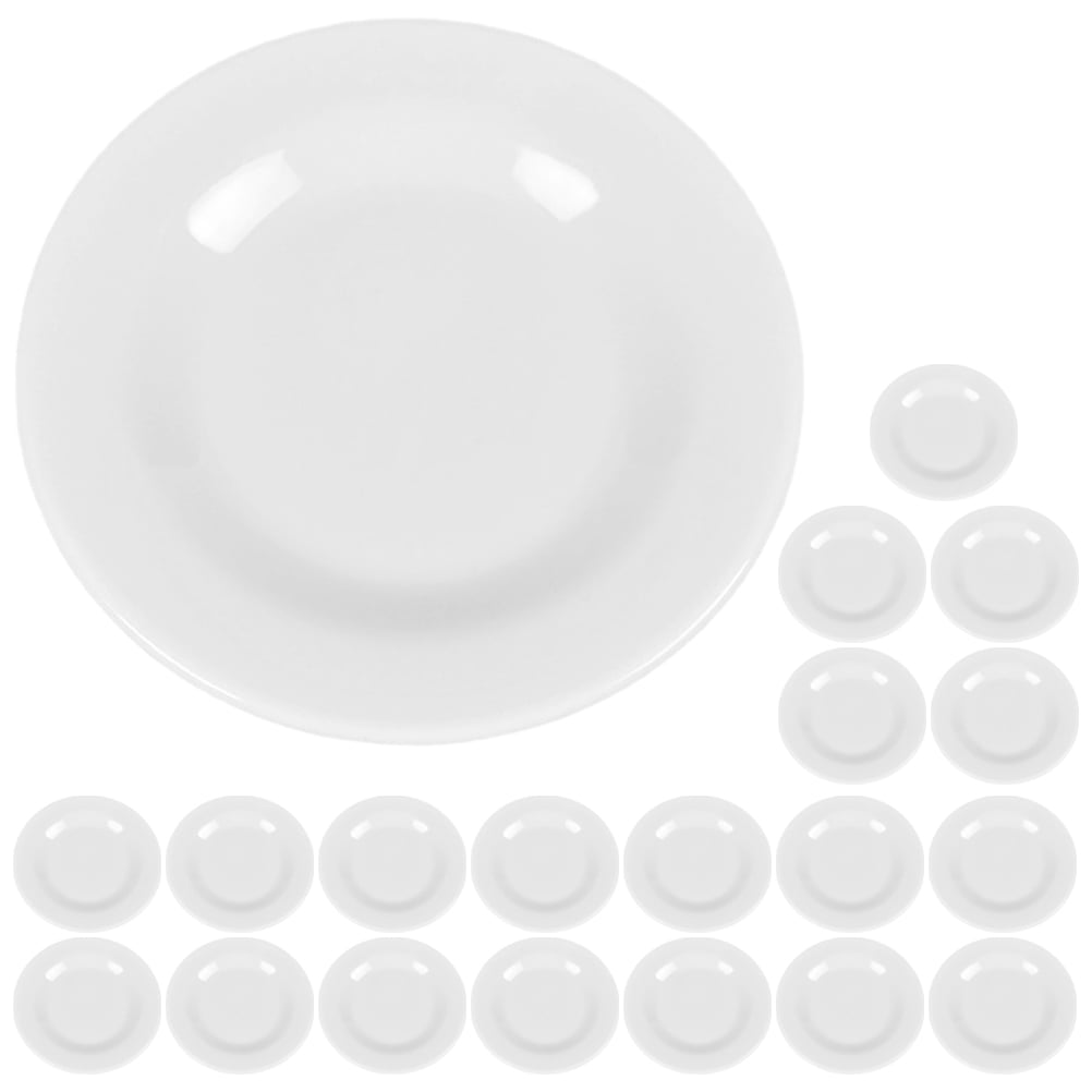 CRILSTYLEO 20Pcs Miniature Dinner Plate Models For Children And Adults ...
