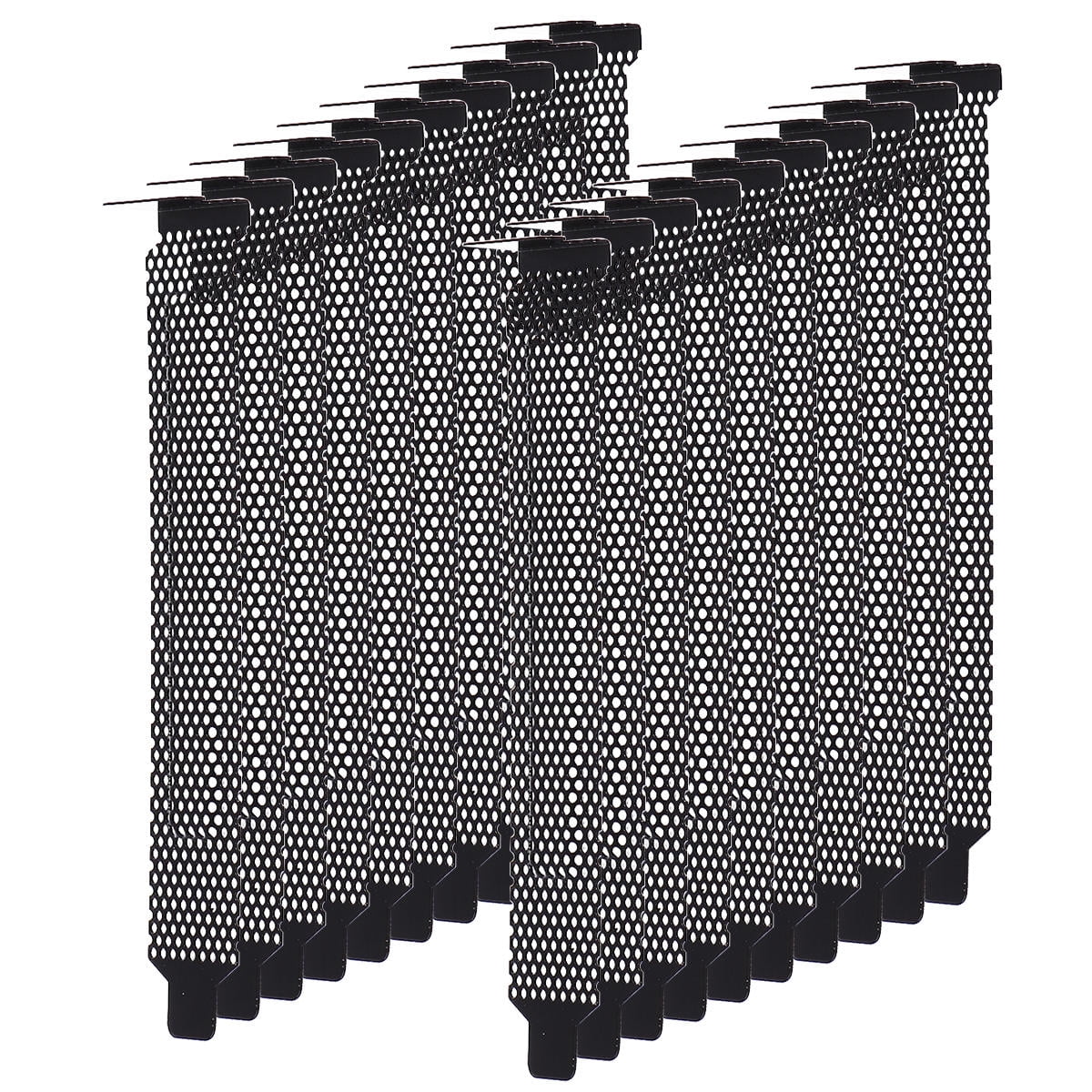CRILSTYLEO 20Pcs Black Pc Case Blanking Plate Mesh for Computer Cooling ...
