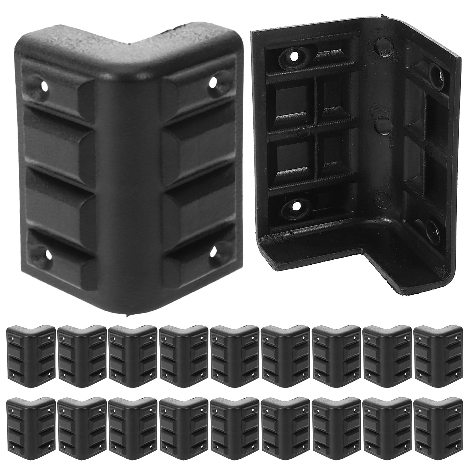 CRILSTYLEO 20Pcs Plastic Box Corners Square Design For Luggage And ...