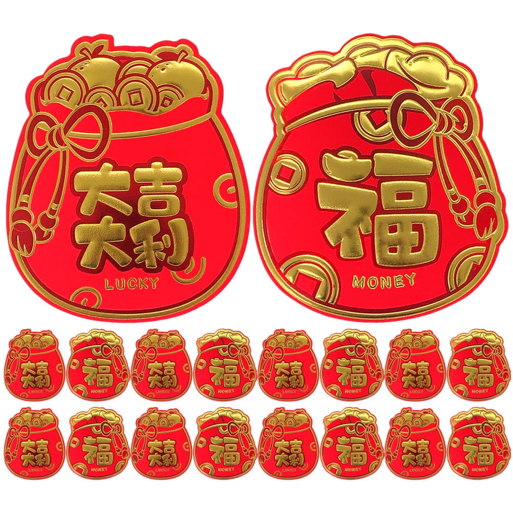 CRILSTYLEO 24Pcs Luck Money Packets for Spring Festival present and ...
