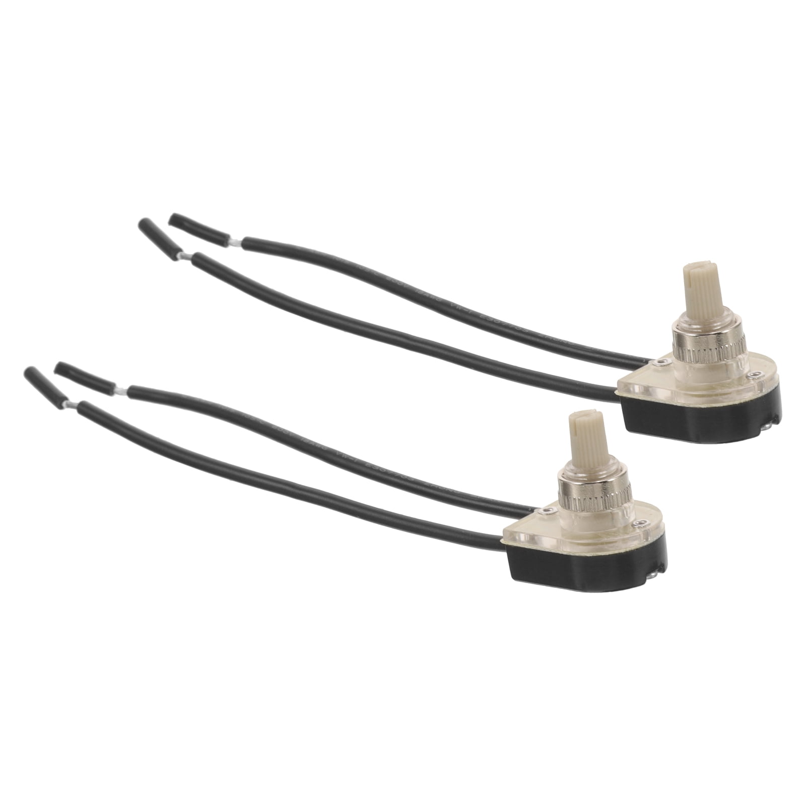 CRILSTYLEO 2Pack Desk Light Knob Switch Plastic Round Design for Home ...