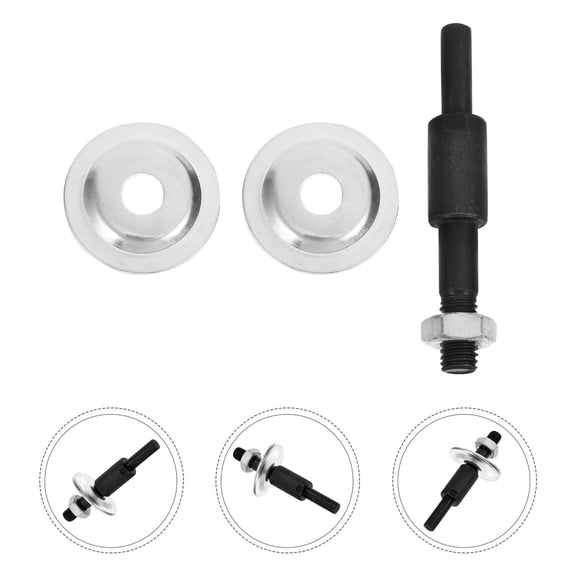 CRILSTYLEO 2Sets Iron Shaft Arbor for Angle Grinder Mechanics - Walmart.com