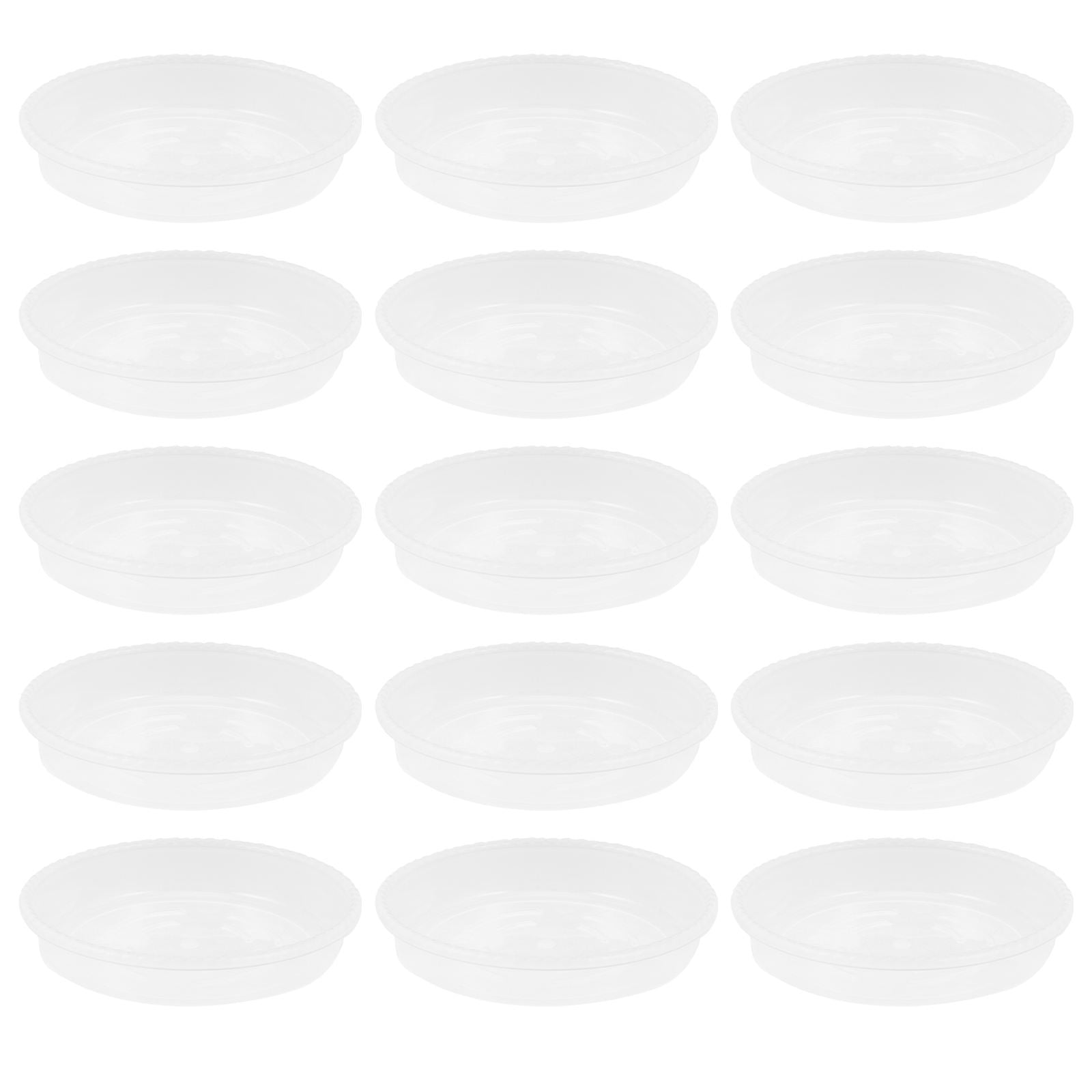 CRILSTYLEO 30Pcs Sun Resistant Plastic Gardening Water Trays for Potted ...