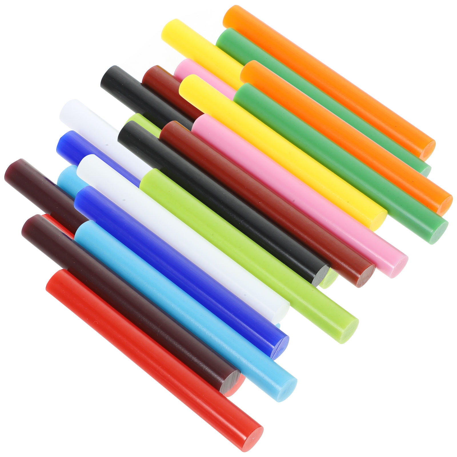 CRILSTYLEO 36Pack Hot Melt Adhesive Sticks Assorted Color for Diy ...