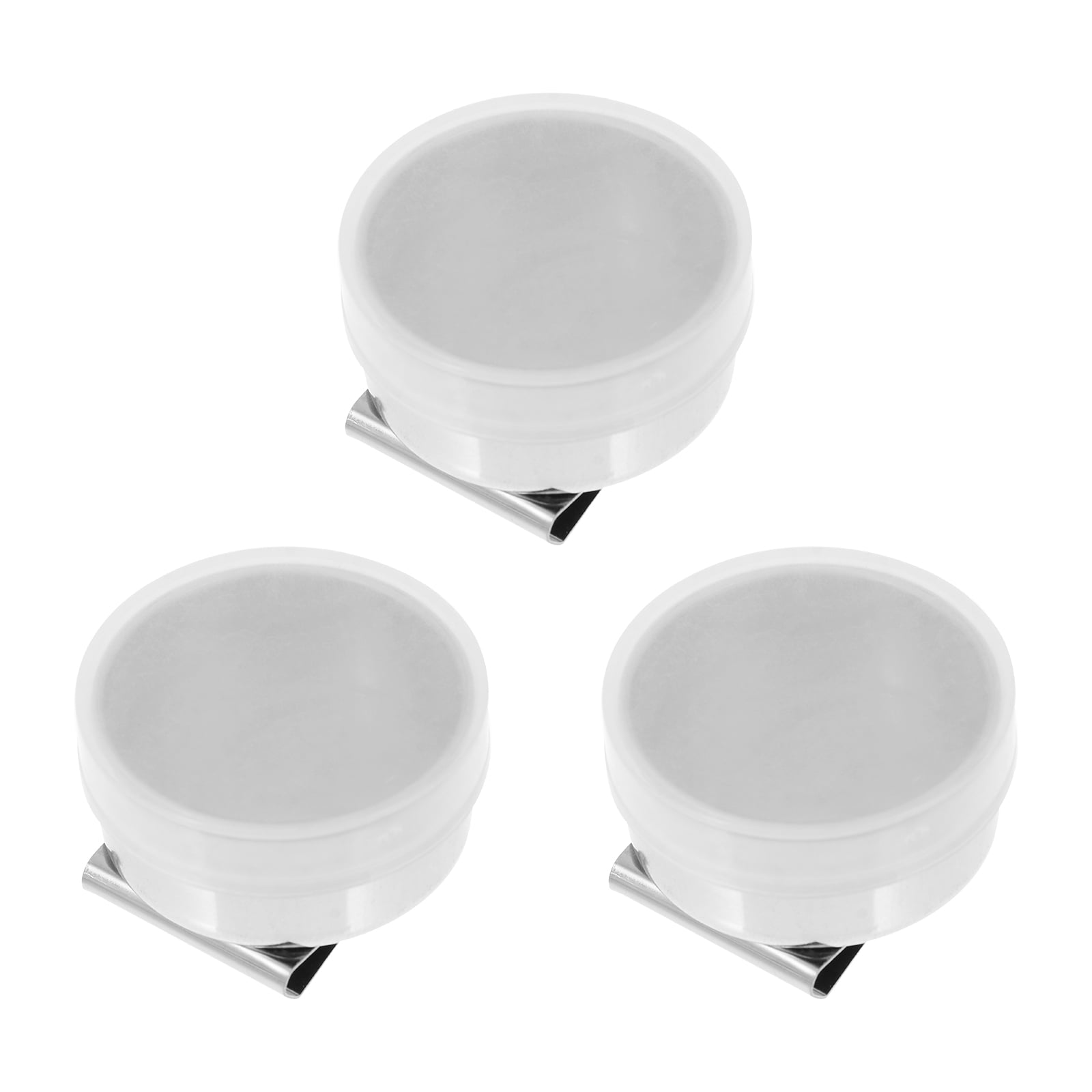 CRILSTYLEO 3Pcs Paint Brush Washer Stainless Steel White Brush Cleaning ...