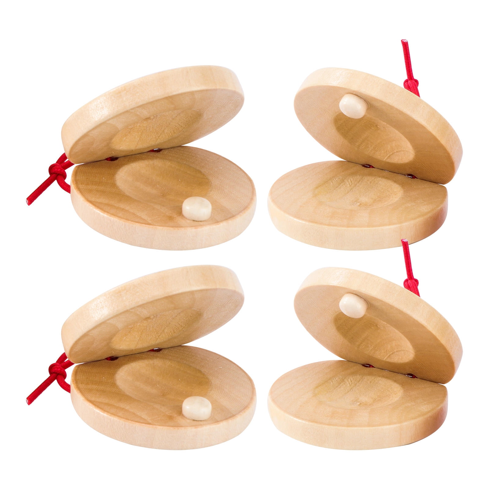 CRILSTYLEO 4Pcs Children Castanets for Music Education and Home Use in ...