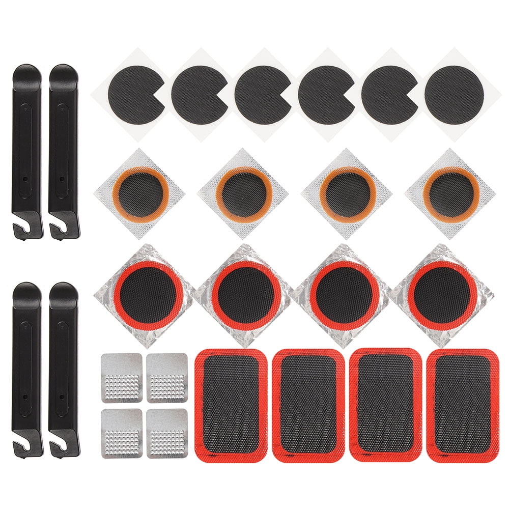 CRILSTYLEO 52Pcs Bike Patch Kit Assorted Color Rubber for Bicycle Tires ...