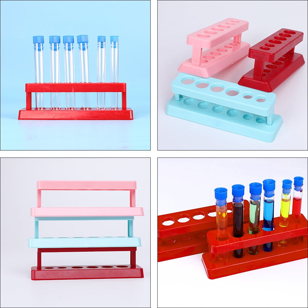 CRILSTYLEO 5-Pack Plastic Tube Rack, Lightweight and Storage Holder for ...