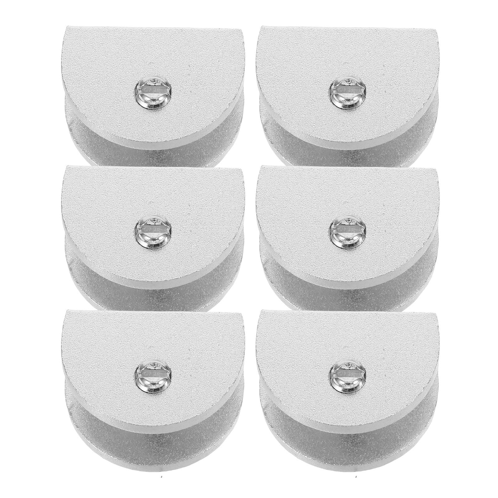 CRILSTYLEO 6-Pack Small Metal Glass Clamp Holders for Secure Glass ...