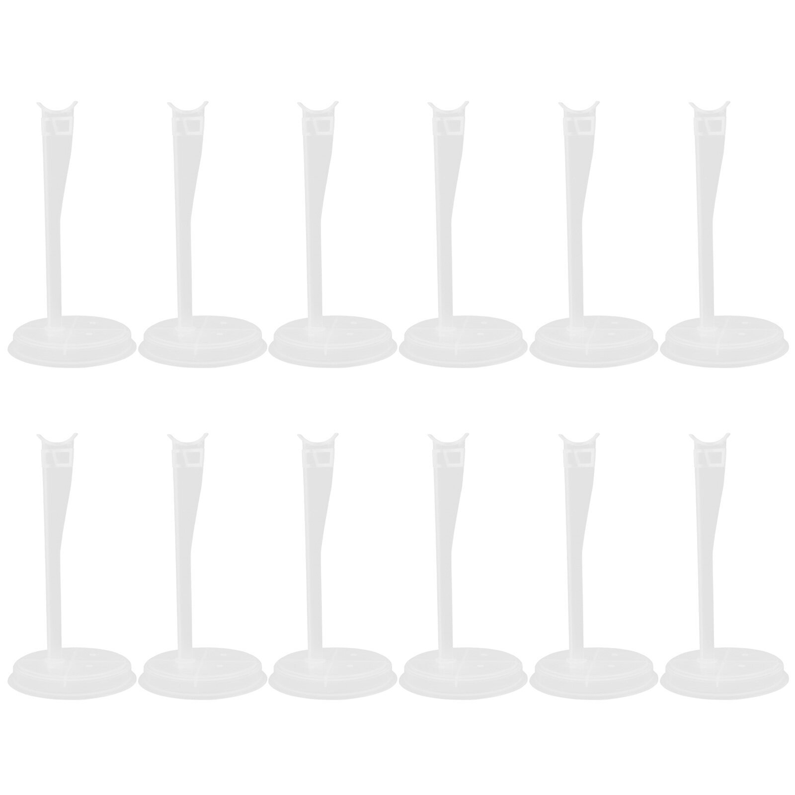 CRILSTYLEO Action Figure Stand Transparent 12Pcs 8.3X4.0X3.1In ...