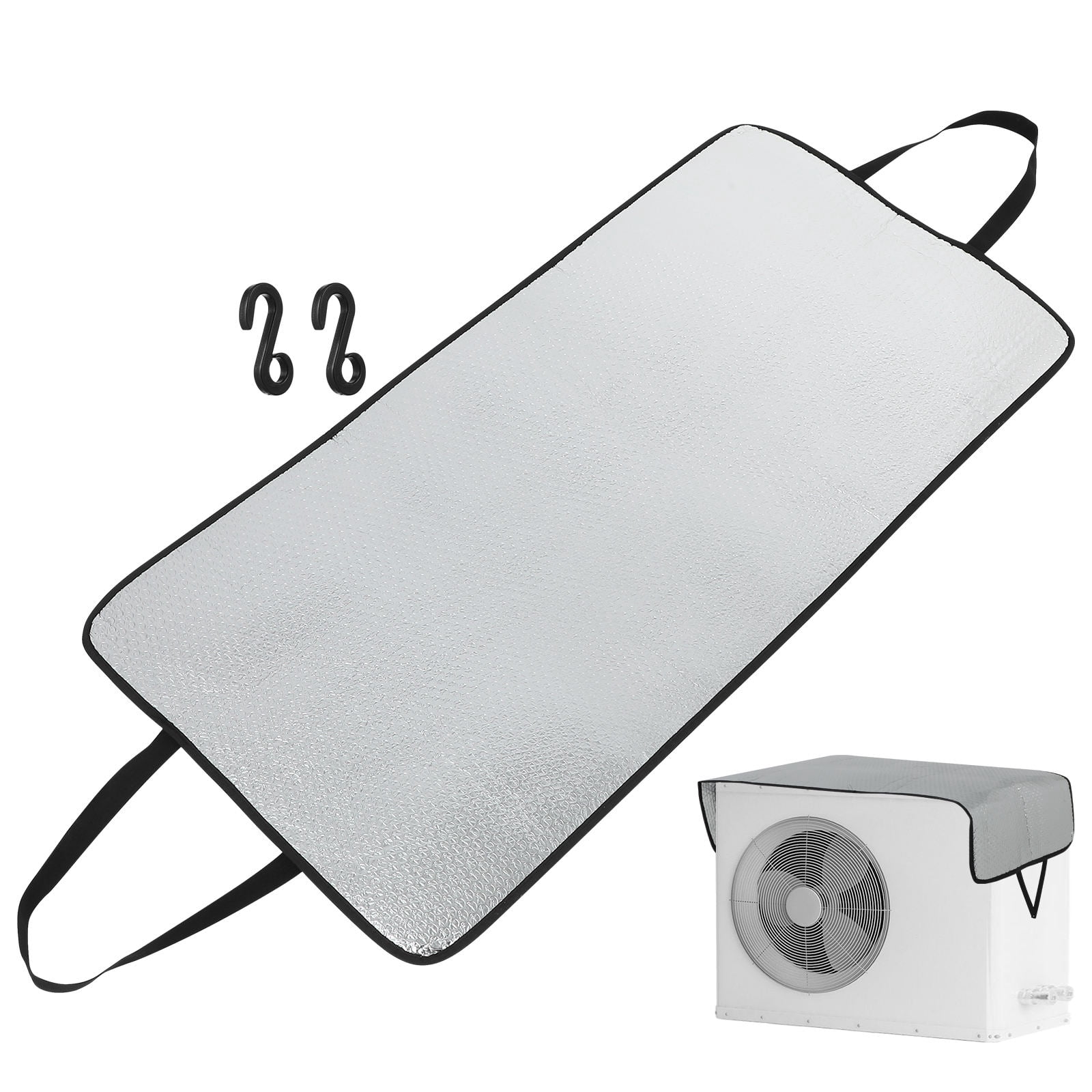 CRILSTYLEO Air Conditioner Unit Shield 1Pack Silver Aluminum Film ...