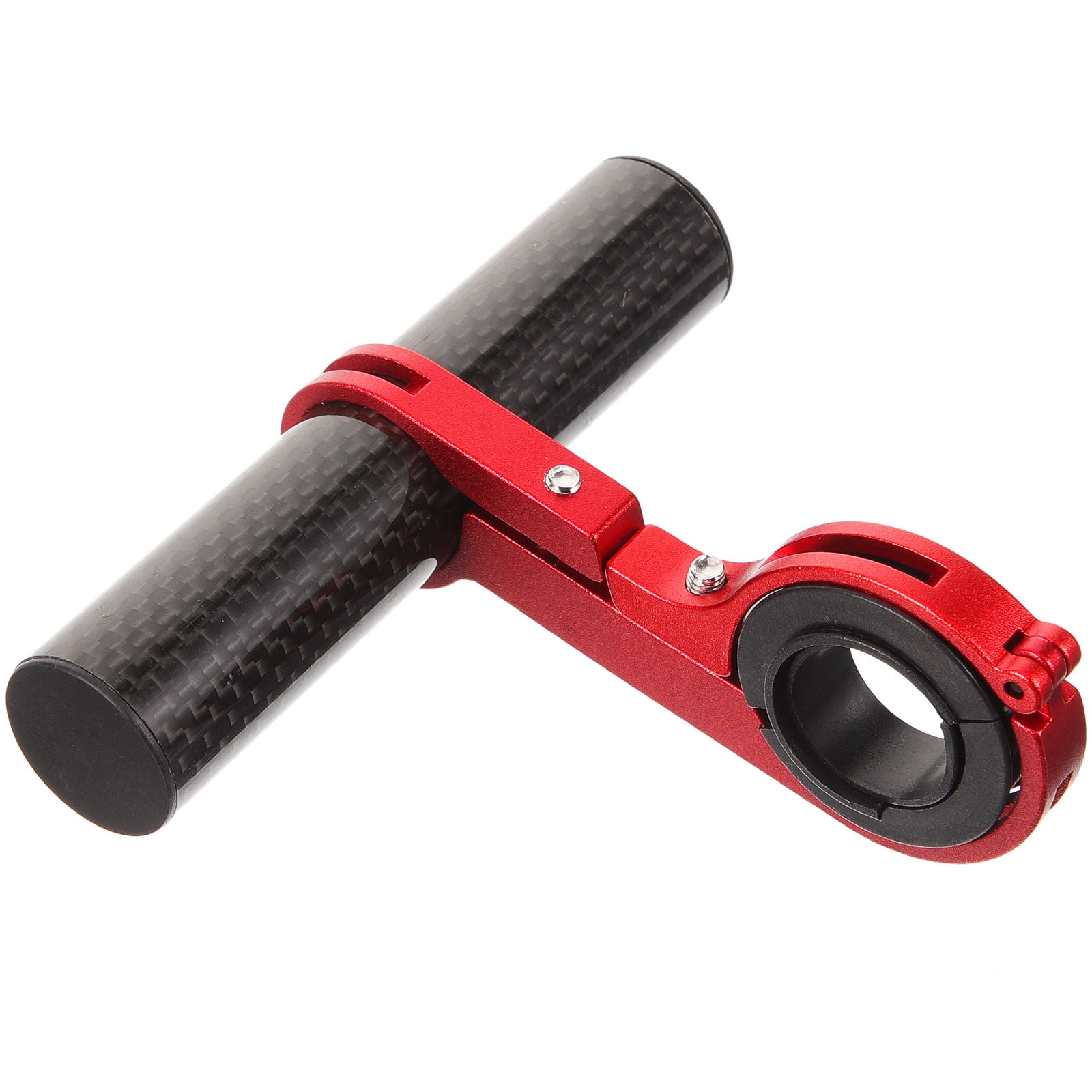 CRILSTYLEO Bike Handlebar Extender 1 Set In Red Metal And Carbon Fiber ...