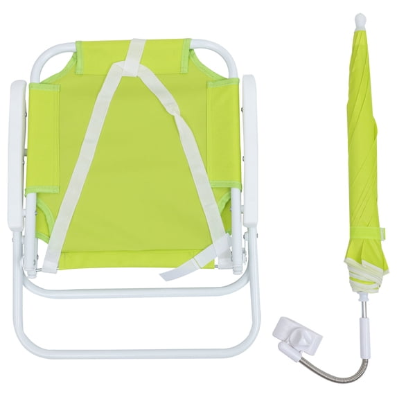 CRILSTYLEO Green Plastic Beach Chair for Kids 1 Set Ideal for Patio Use ...