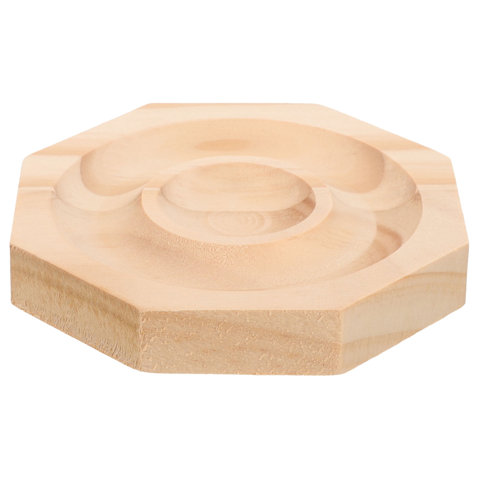 CRILSTYLEO Jewelry Bracelet Holder Beige Pine Wood 1Pack 3.7x3.7in ...