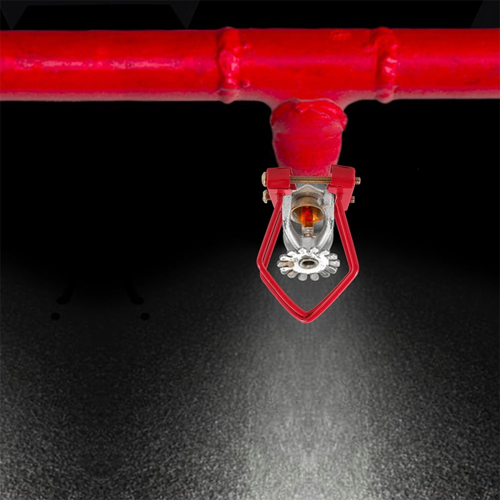 CRILSTYLEO Sprinkler Guard Dustproof 3Pcs Red Iron For Residential ...