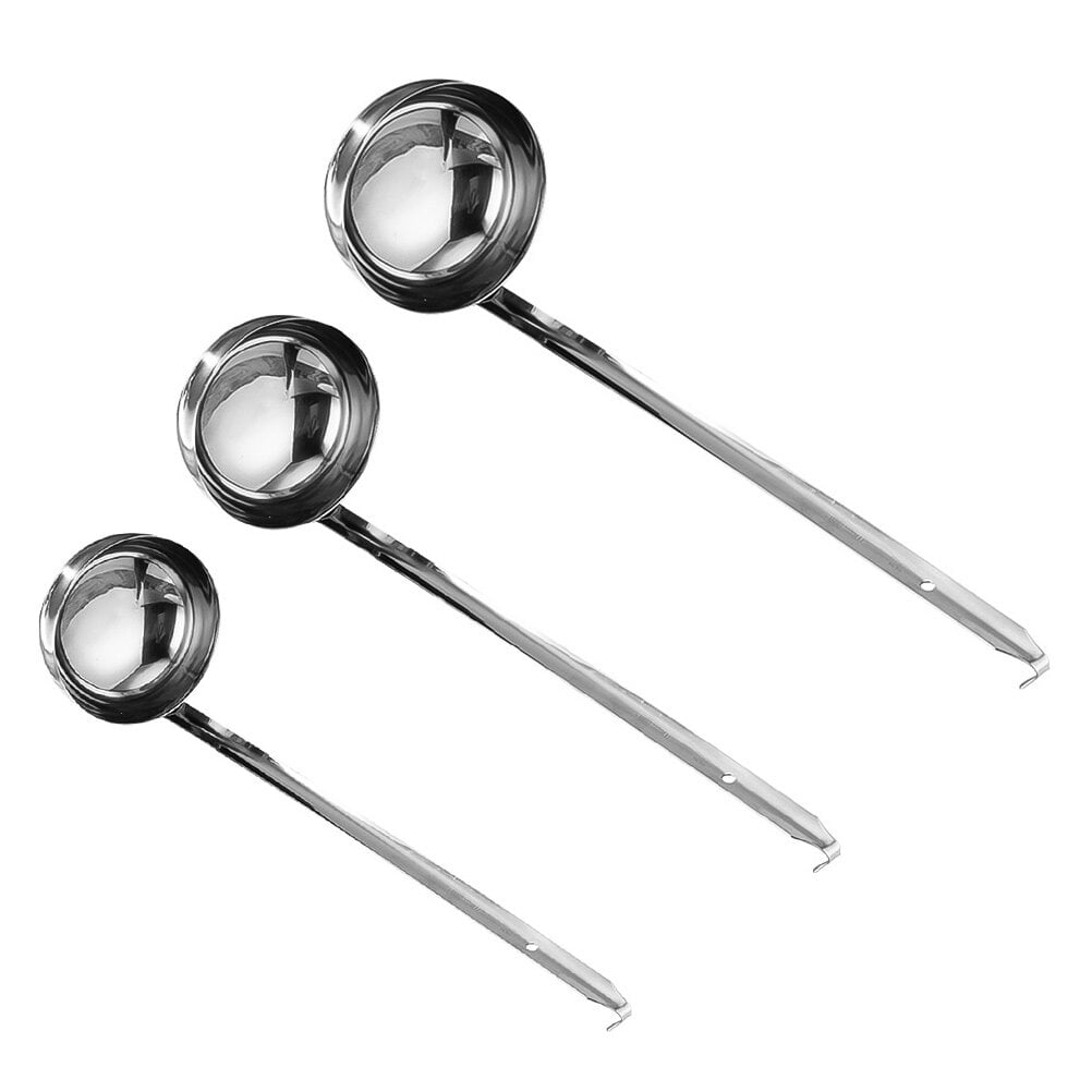 CRILSTYLEO Stainless Steel Ounce Measuring Spoon Kitchen Tool with Long ...