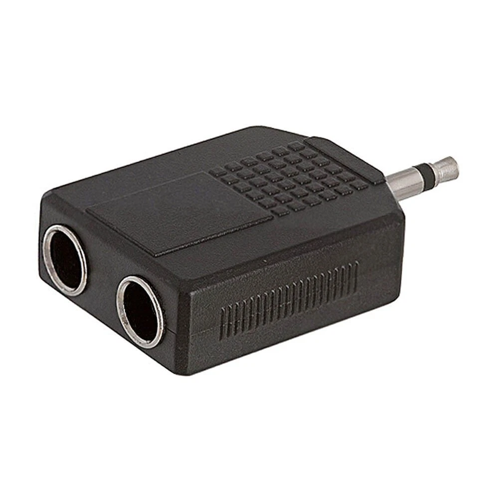 CRISP- 3.5Mm 1/8" Mono Plug To Dual 6.35Mm Mono Jack Splitter Audio ...