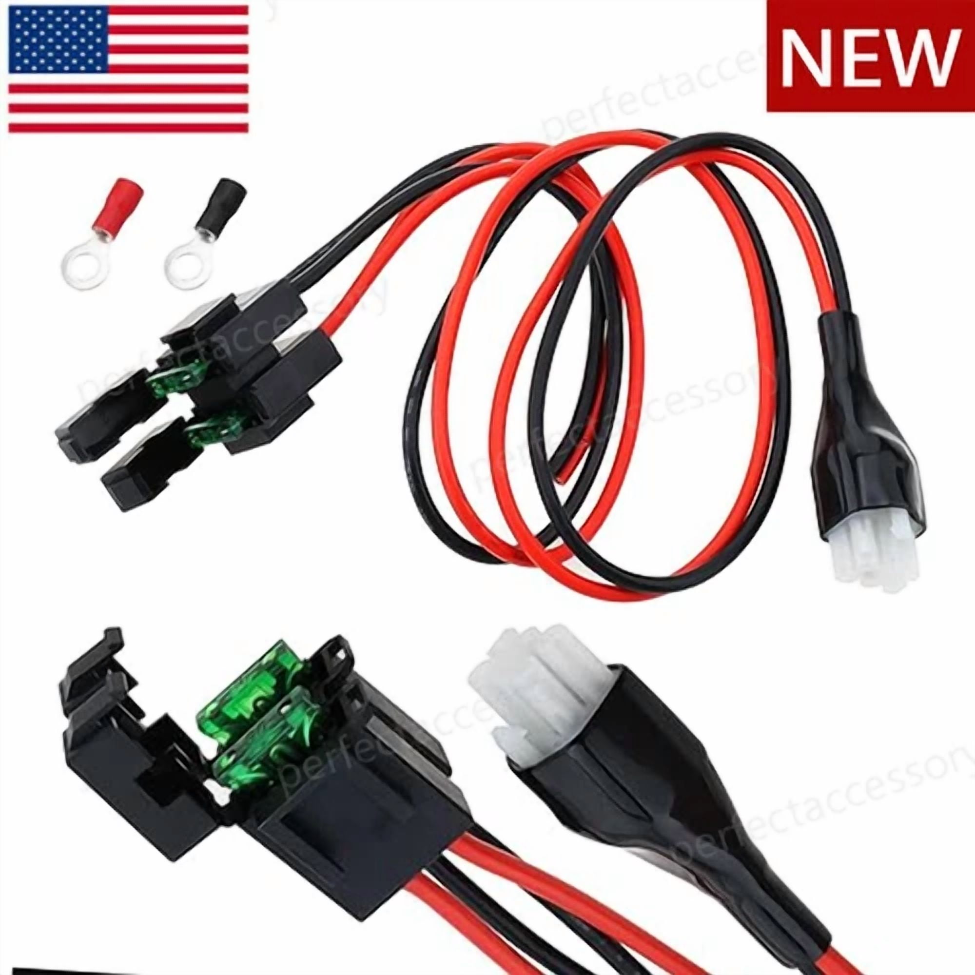 CRISP- 6-Pin Dc Power Cable For Kenwood Ts-130 Ts-130S Ts-130Se Ts-140S ...