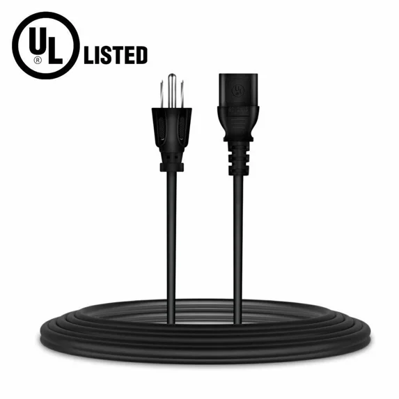 CRISP- 6Ft Ul Ac Power Cord Cable For Shuttle Xpc Cube Sh110R4 Socket ...