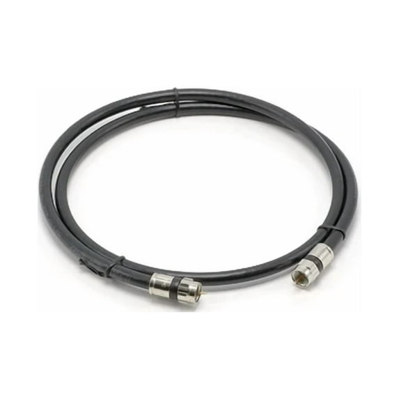 CRISP- Black, High Speed Rg6 Coax, High Frequency Coaxial Cable, 2 Feet ...