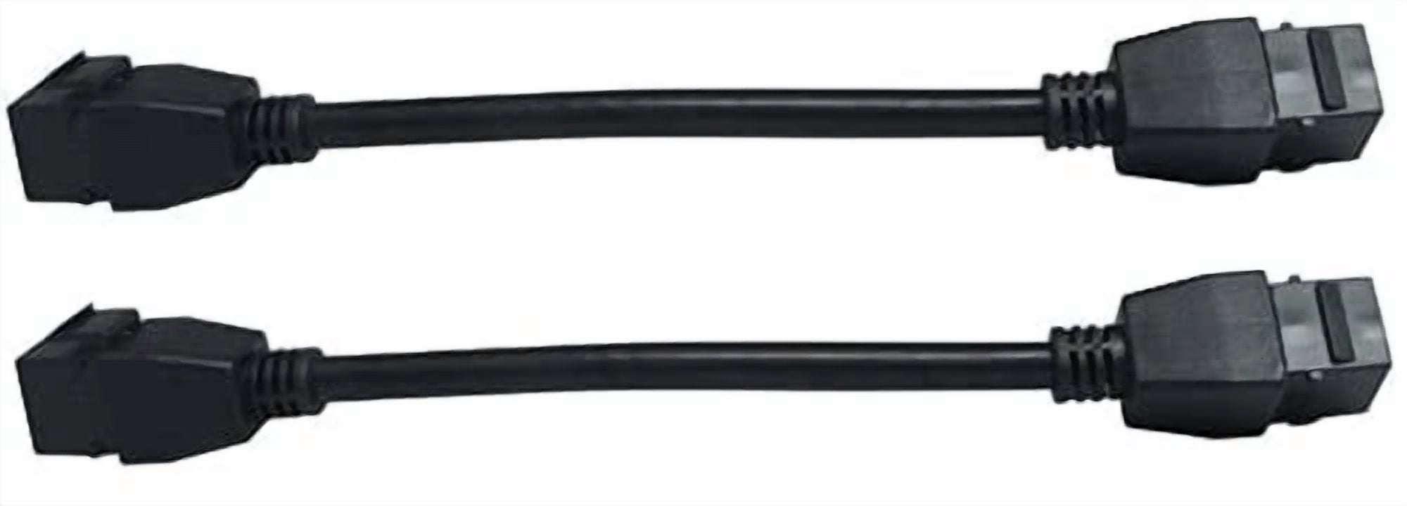 CRISP- Hd F/F Pigtail Extension Cable Coupler Keystone Dongle Jack 2 ...