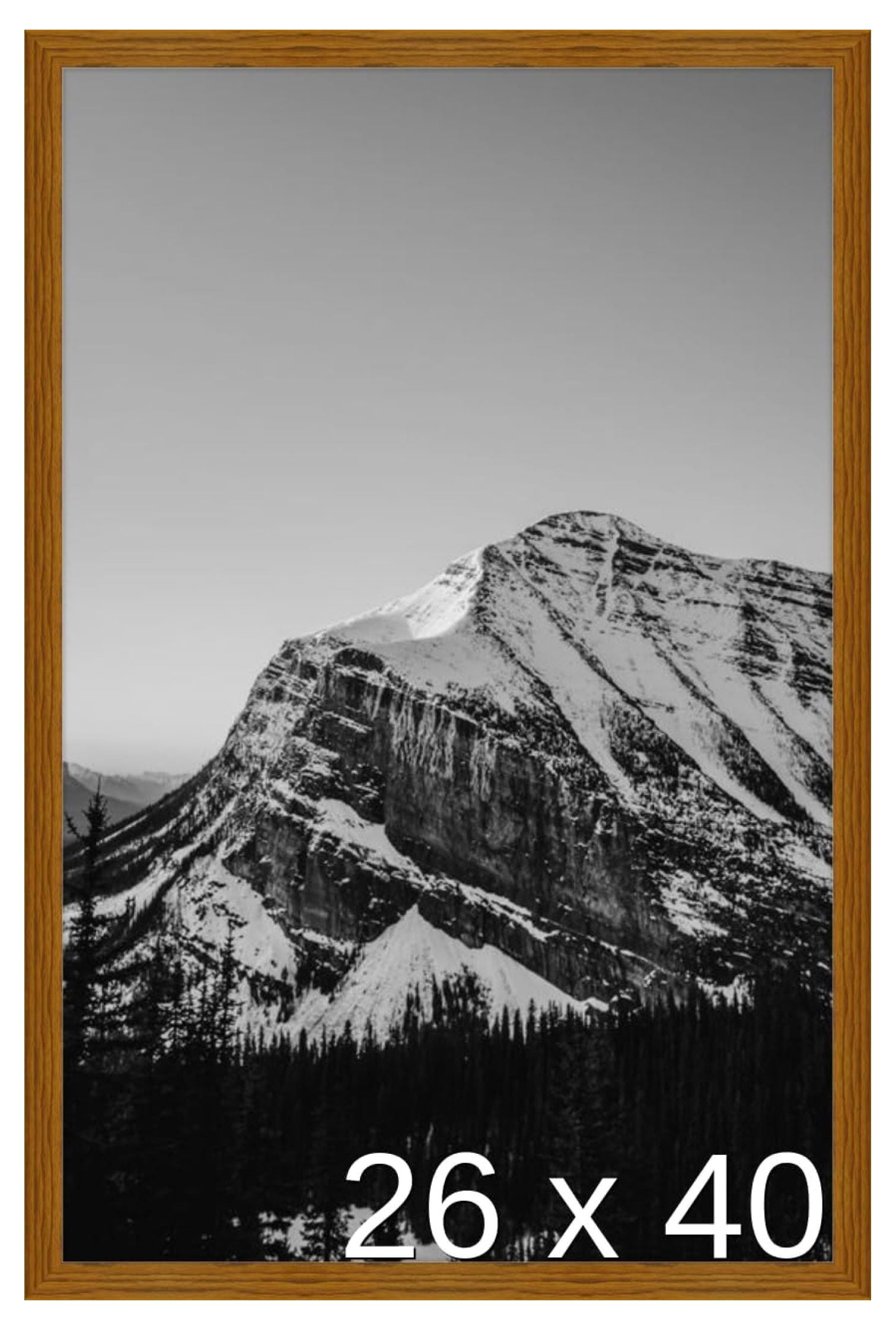 CRIXLHIX 26 x 40 Hazel Wood Frame - Walmart.com