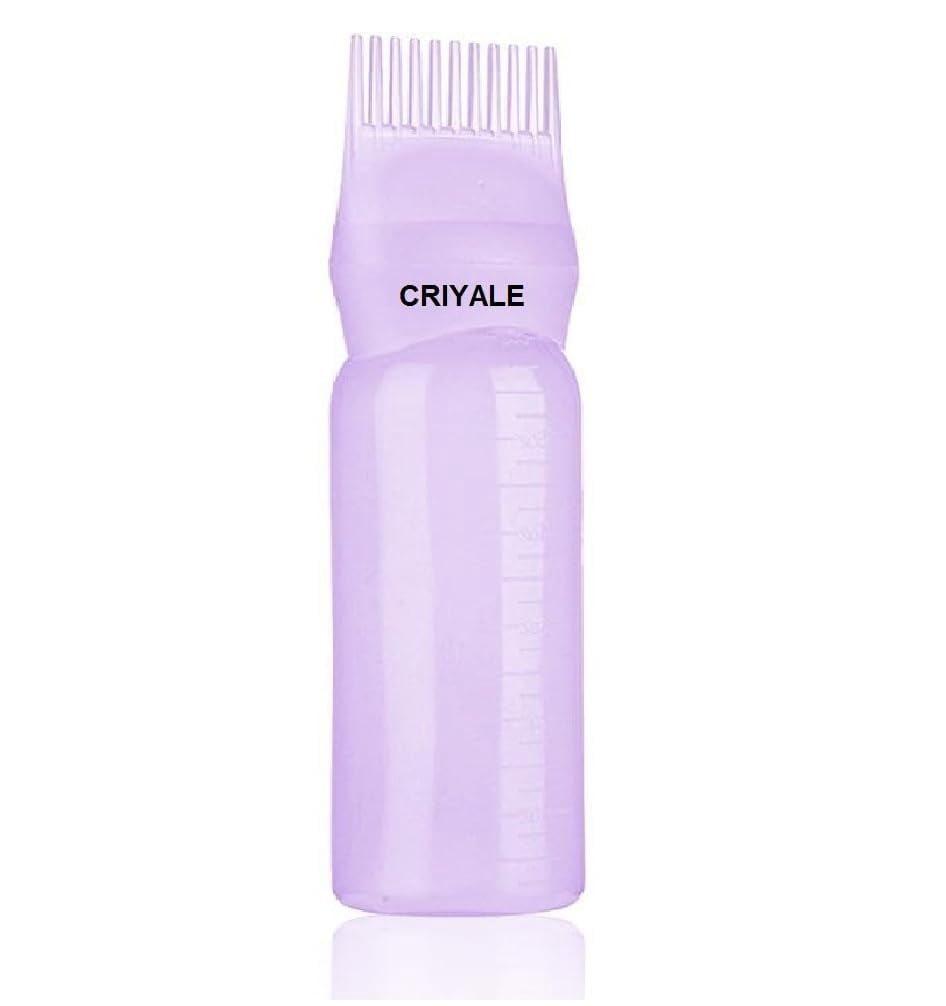 CRIYALE Plastic Hair OilHair Dye Applicator Brush Bottles Styling Tool ...