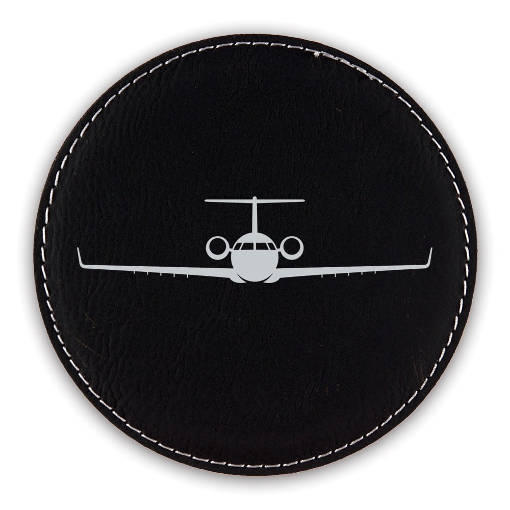 CRJ Coaster Laser Engraved Leatherette - Round Coasters - Many Colors ...