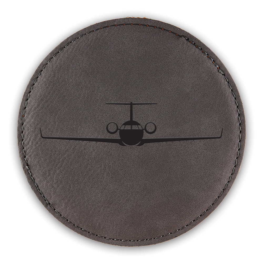 CRJ Coaster Laser Engraved Leatherette - Round Coasters - Many Colors ...