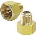 CRKMGS-2Pcs Brass Flare Tube Fitting 5/8 Inch NPT Male x 3/4 Inch ...