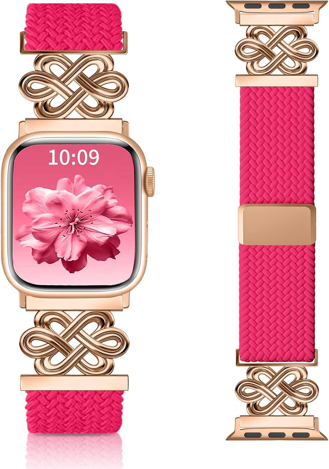 CRKMGS-Braided Band Compatible with Apple Watch Bands 40mm 38mm 41mm ...