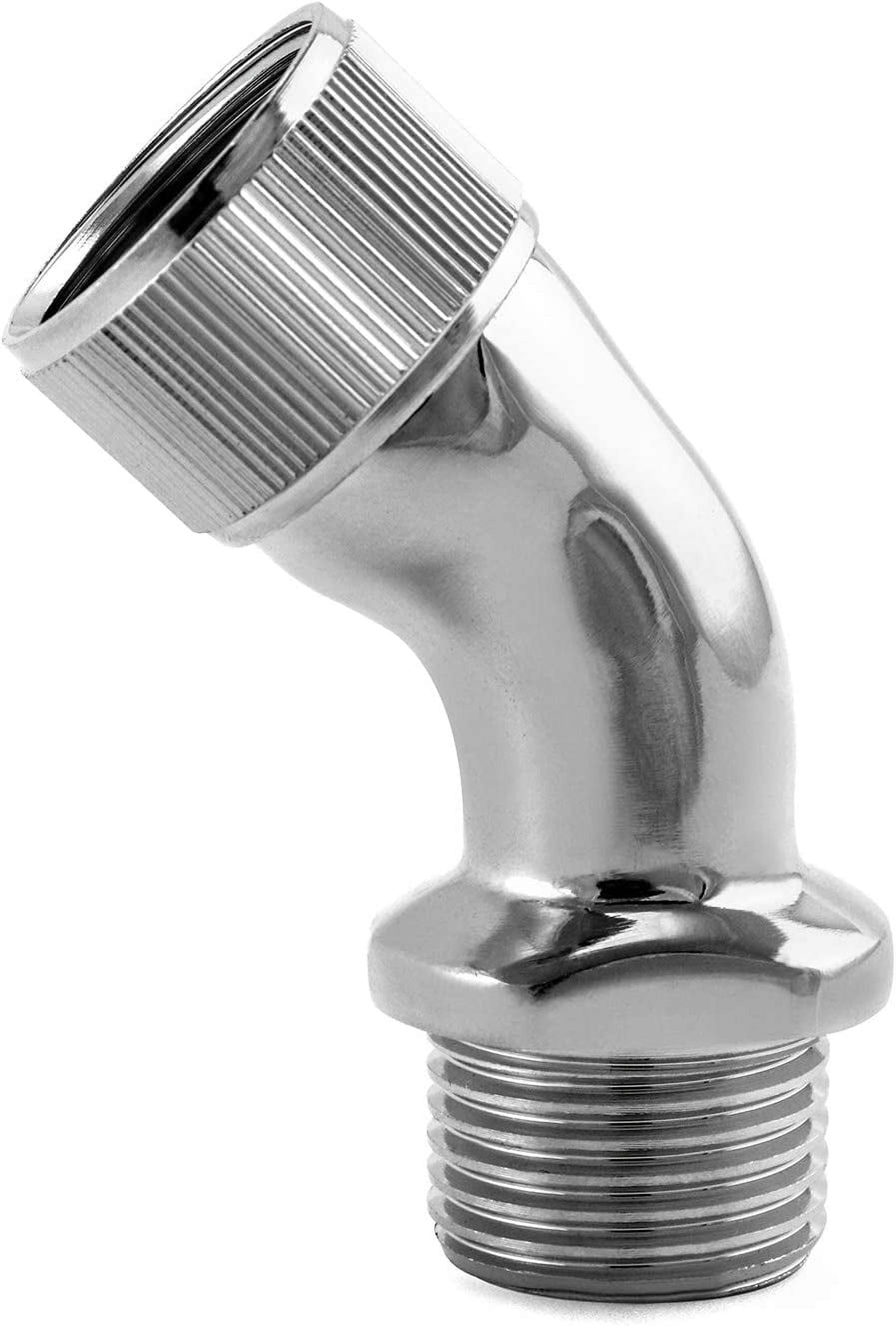 CRKMGS-Elbow Adapter for Shower Head, Chrome Copper 1/2" Extender ...