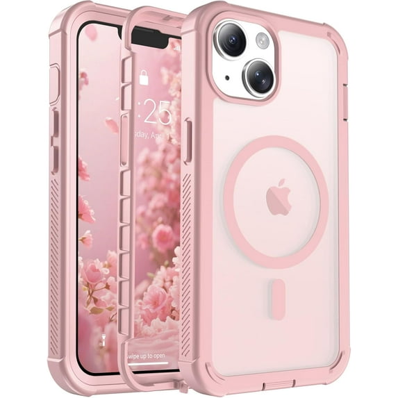 CRKMGS-Magnetic for iPhone 14 Case, [Compatible with MagSafe][Military ...