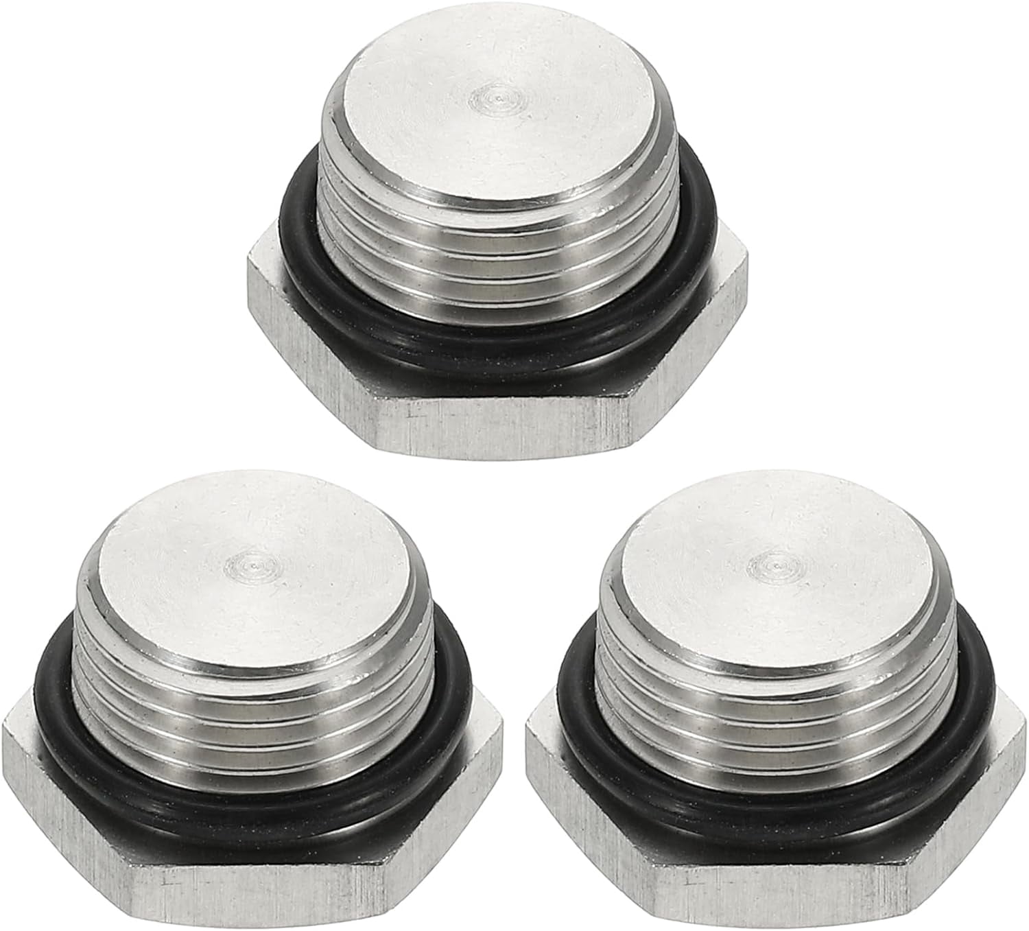 CRKMGS-NPT Pipe Plug Fitting, 304 Stainless Steel NPT3/8 Male Outer Hex ...