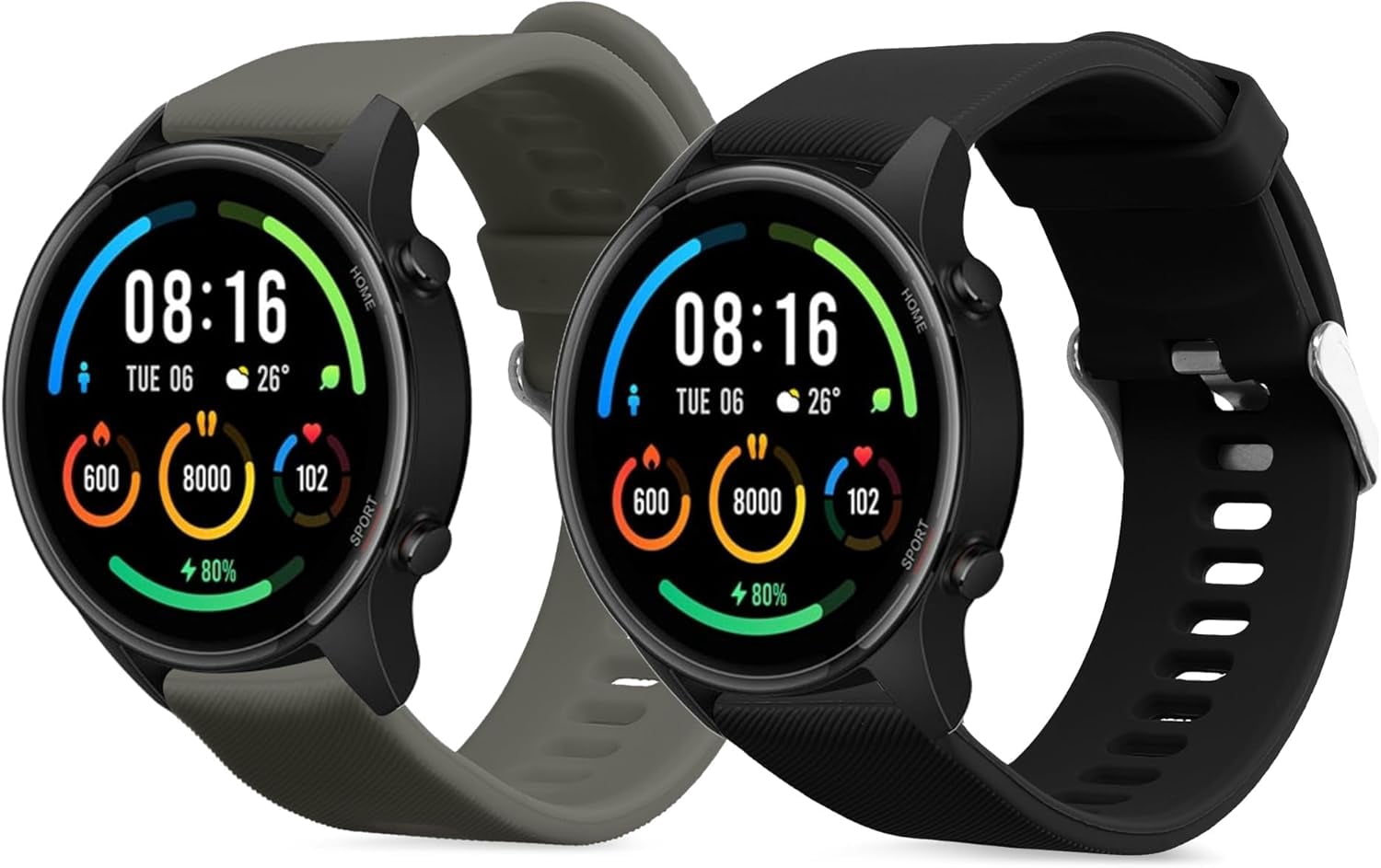 CRKMGS-Straps Compatible with Xiaomi Mi Watch/Mi Watch Color Sport ...
