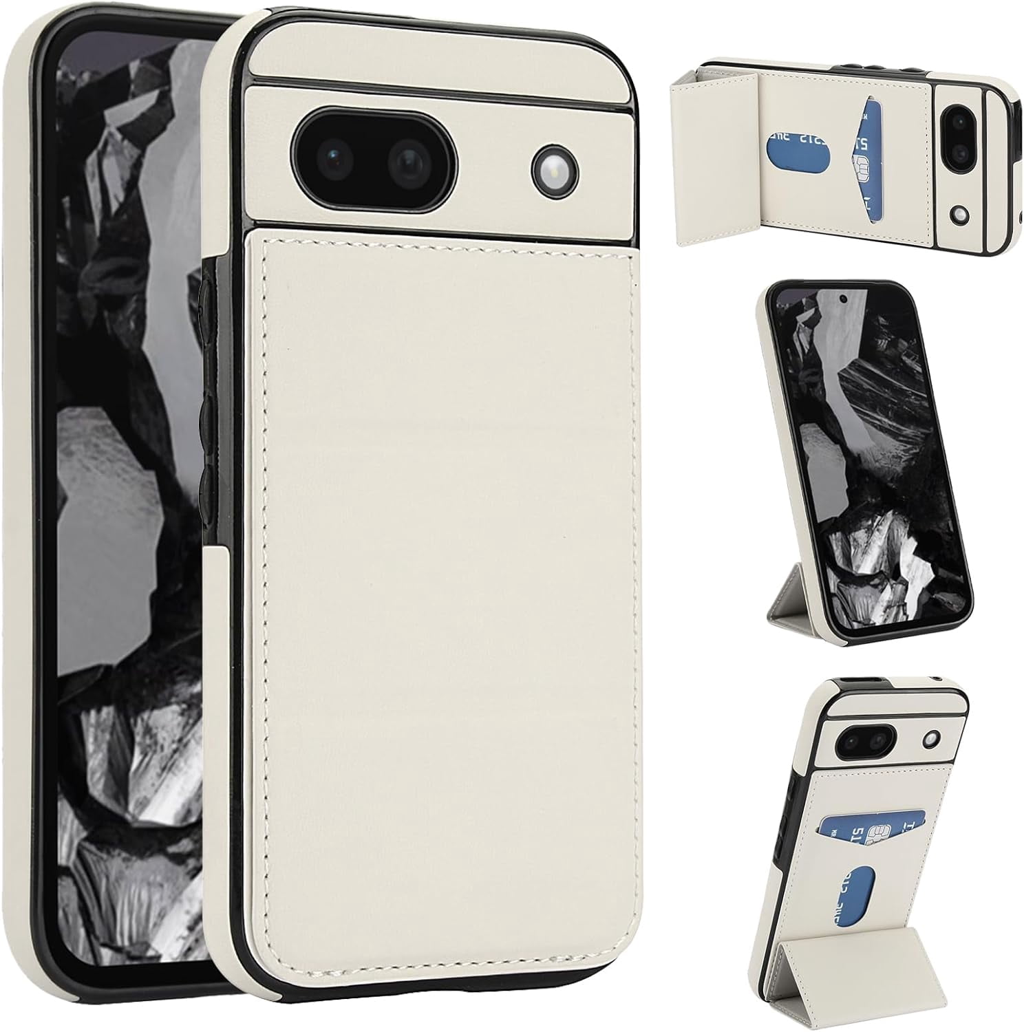 CRKMGS-for Google Pixel 8a Wallet Case 6.1" 2024 with Magnetic Closure ...