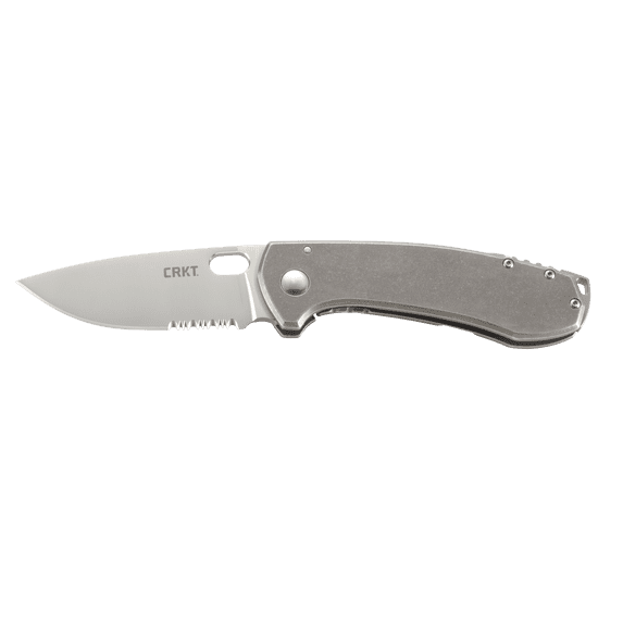 CRKT Amicus Folding Knife 5446 with Satin Finish Drop Point 8Cr13MoV ...