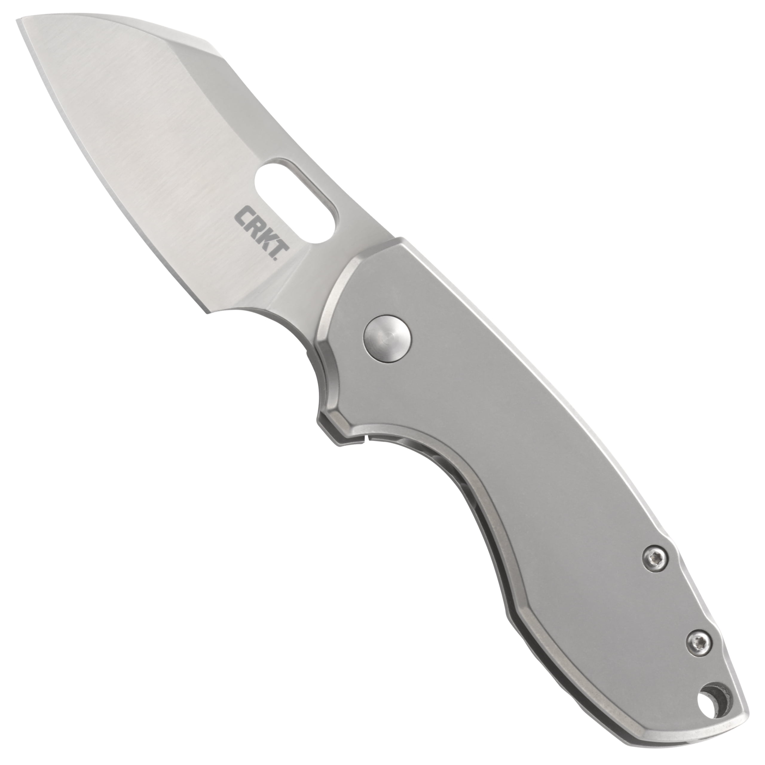CRKT Pilar EDC Folding Pocket Knife, Satin Blade with Finger Choil ...
