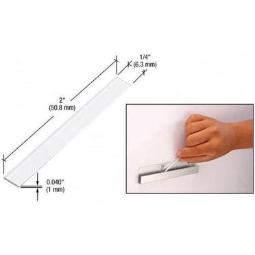 5/16 in. x 3/4 in., White, Plastic, Screen Frame Corner (100-pack ...