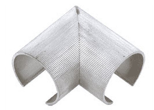 CRL 1S3590M 90 Corner Horizontal Internal Splice for 3-1/2" Cap Rail ...