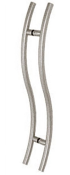 CRL 24SLPBS Brushed Stainless 24" Extra Length Left Handed "S" Ladder ...