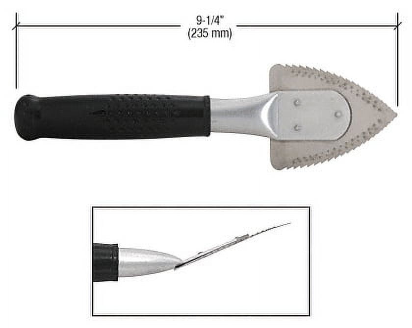 CRL 4046 Hyde Window Zipper Deglazing Tool with Stainless Steel Blade ...