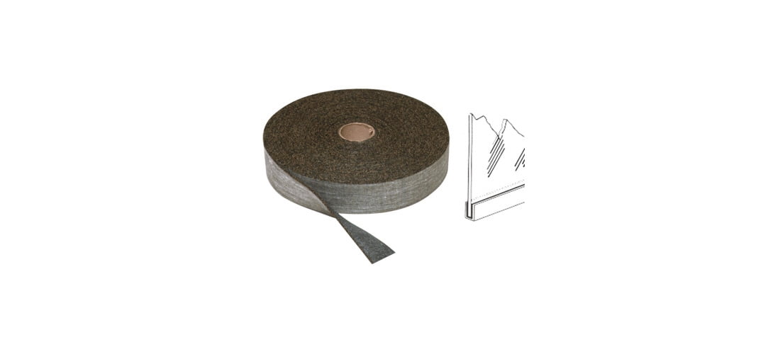 CRL 760 5/64" Tuff-Pak Cork and Rubber Glass Setting Tape Black ...